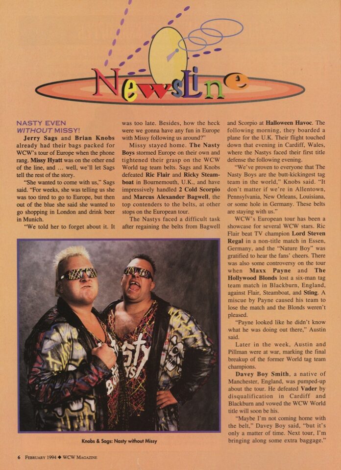 Full Magazine Scans: WCW Magazine [February 1994] - WCW Worldwide