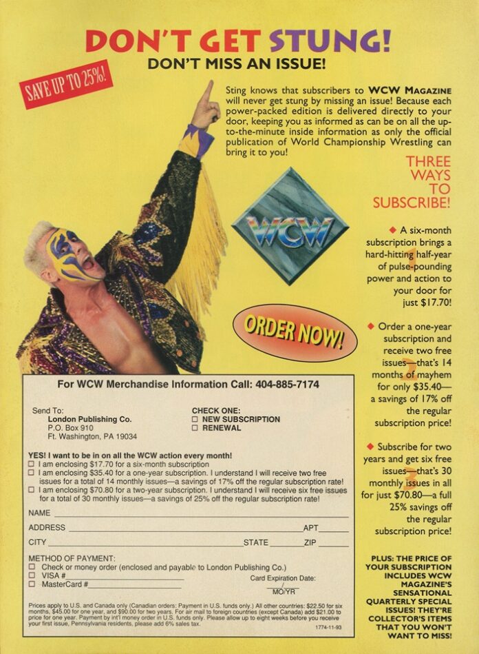 Full Magazine Scans: WCW Magazine [February 1994] - WCW Worldwide