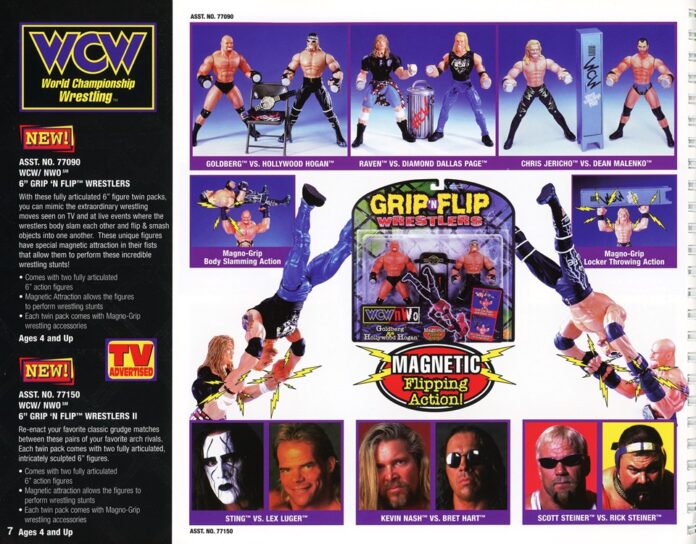 Magazine Quickie: All the WCW Figures from the 1999 Toy Biz Catalog ...