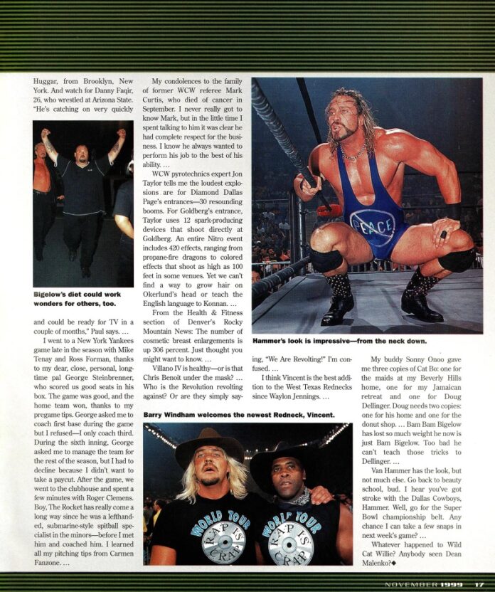 Full Magazine Scans: WCW Magazine #55 [November 1999] - WCW Worldwide