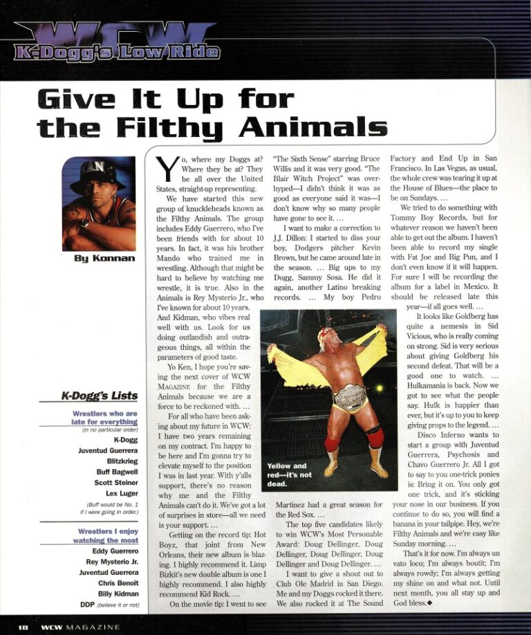 Full Magazine Scans: WCW Magazine #55 [November 1999] - WCW Worldwide